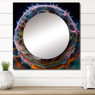 Designart "Macro Photography Of Marine Cells II" Marine Animals Wall ...