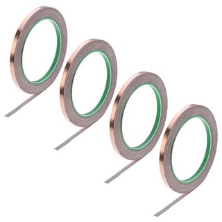 6mm Copper Foil Tape for EMI EMF and RFI Shielding 20m/65.6ft 4 Roll ...
