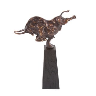 Running Raging Bull Statue - 14H x 10W x 3D - Bed Bath & Beyond - 31748687