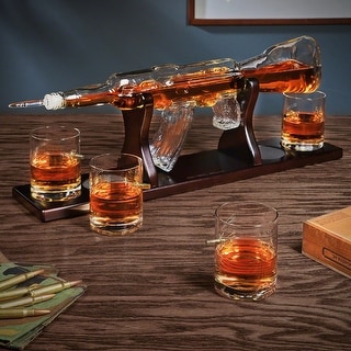 On Target Rifle Whiskey Gun Decanter Set - Bed Bath & Beyond - 35866558