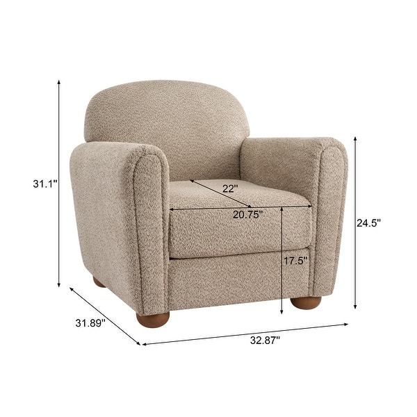 Christopher Knight Home - Rapallo Modern Upholstered Accent Chair with ...