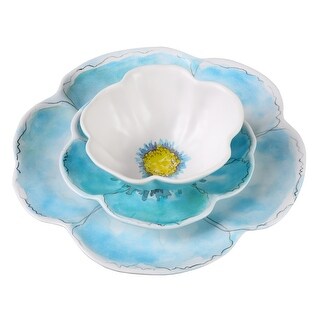 Merritt International Sculpted Flower Petal Dinnerware - Unbreakable ...