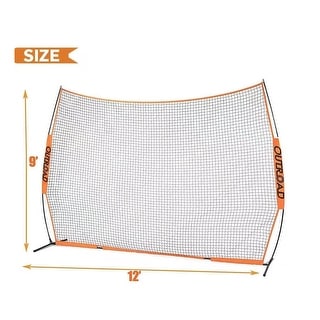 12x9ft Portable Practice Net Baseball Training Net Soccer Net - Bed ...