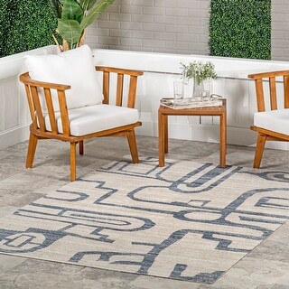 Nuloom Milani Contemporary Machine Washable Indoor/Outdoor Area Rug ...