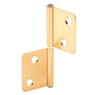 Prime Line N7025 Bi-Fold Non-Mortise Door Hinge, Steel, Brass Plated ...