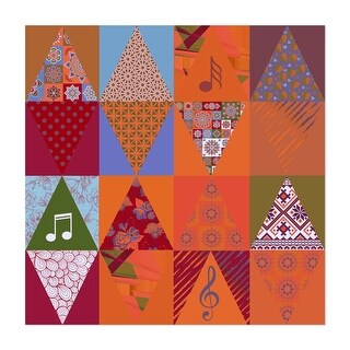 Patchwork Collage Pattern Patterns Art Print/Poster - Bed Bath & Beyond ...