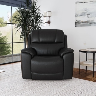 Crew Top Grain Leather Power Recliner with Power Headrest & Lumbar by ...