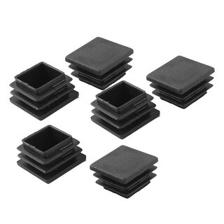 Unique Bargains 30mm x 30mm Plastic Square Tube Inserts End Blanking ...