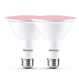 Bulbrite 90-Watt Equivalent, Pink Color PAR38 Weatherproof Outdoor E26 ...