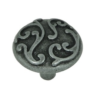 Stone Mill Hardware - Swedish Iron Ivy Cabinet Knobs (Pack of 5) - Bed ...