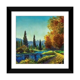 iCanvas "Path Along The Stream" by Valery Rybakow - Bed Bath & Beyond ...