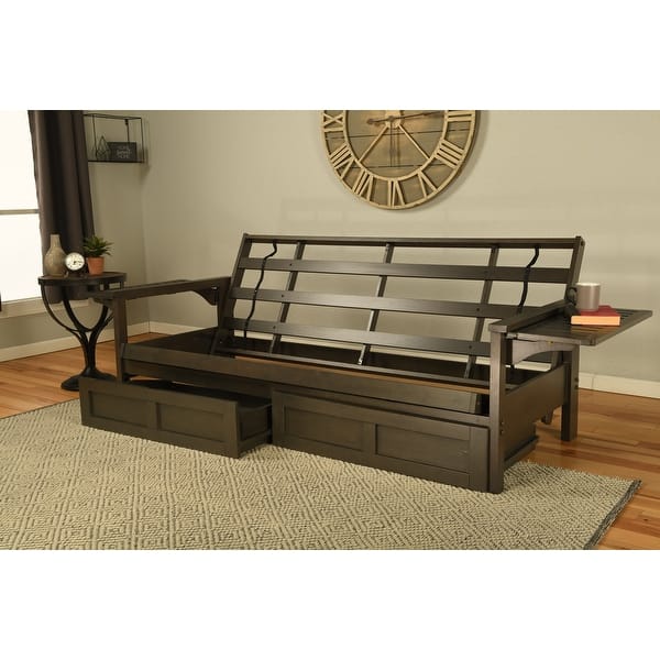 Somette Alamosa Sofa Sleeper Frame with Storage Drawers (Mattress Not ...