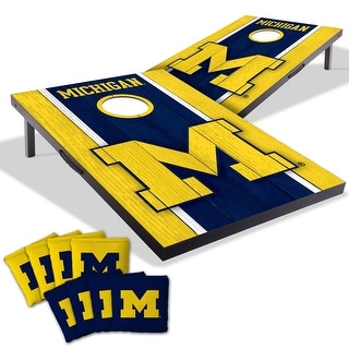 Michigan Wolverines NCAA Compact 2x3 Tailgate Cornhole Board Set - Bed ...
