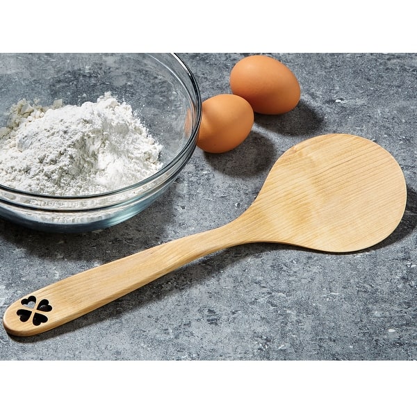 Talla Imports Handmade Maple Wood Pancake Spatula - Food Flipper with ...