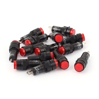 AC 220V 2 Terminal Red Indicator Pilot Signal Light Lamp Bulb 14Pcs ...