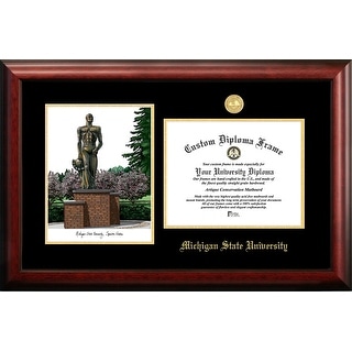 Michigan State University, Spartan, 11w x 8.5h Gold Embossed Diploma ...