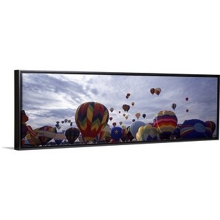 "Balloons Albuquerque NM" Black Float Frame Canvas Art - Bed Bath ...