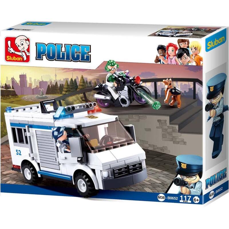 Sluban Kids Police Station Building Blocks Building Toy 1117 Pcs ...