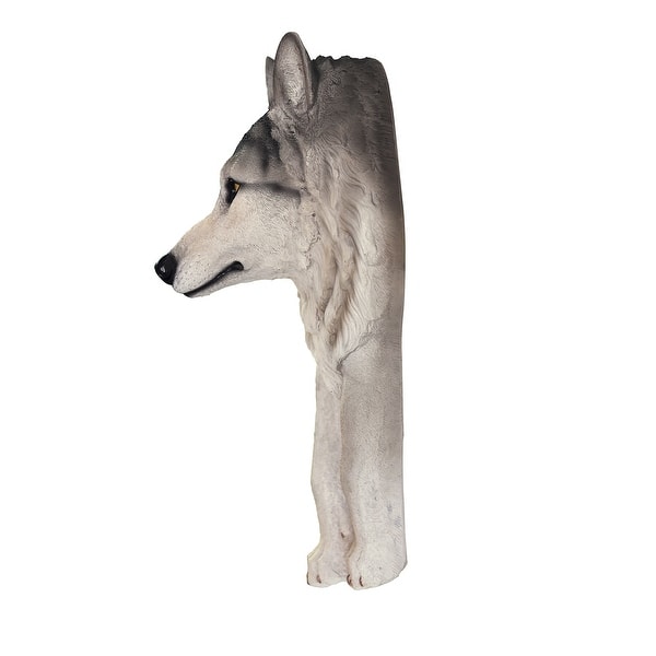 wolf head ornament