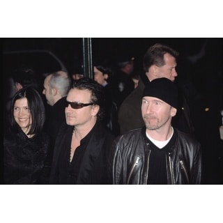 Bono And The Edge And BonoS Wife At The Premiere Of Gangs Of New York ...