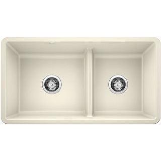 Blanco 442524 Precis 33" Undermount Double Basin SILGRANIT Kitchen ...