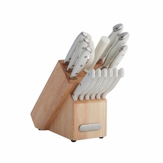 Forged Triple Rivet Knife Block Set, Razor-Sharp Kitchen Knife Set with ...