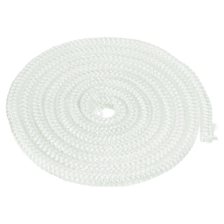 6.57ftx0.31inch Ceramic Fiber Rope Round Braided Rope Gasket Seal White ...