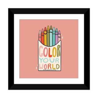 iCanvas "Color Your World" by Doodle By Meg - Bed Bath & Beyond - 37445626
