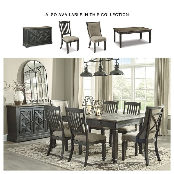 black dining room server