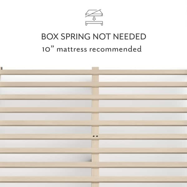 Isla Grey Upholstered and Metal Queen Platform Canopy Bed Frame - On ...