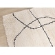Miley Collection - Cream/Black Simple Shapes Rug - Bed Bath & Beyond ...
