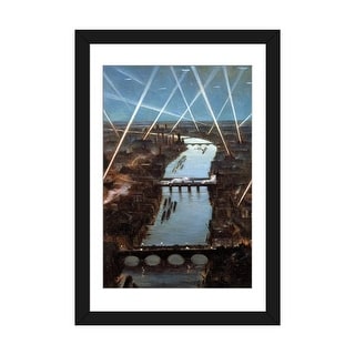 iCanvas "Among London Searchlights" by Christopher Richard Wynne ...