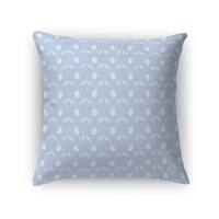 TRANSLUCENT FLOWER MULTI PERIWINKLE Accent Pillow By Kavka Designs ...