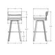 Amisco Travis Swivel Counter and Bar Stool - Bed Bath & Beyond - 24010392