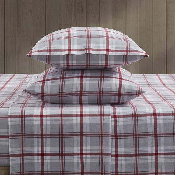 red bed sheets cotton