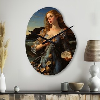 Designart - Masterpiece The Birth Of Venus I - Masterpiece Wall Clocks ...