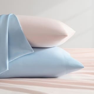Laura Ashley Satin Bliss Solid Sheet Set - Bed Bath & Beyond - 43720323