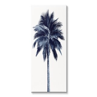 Stupell Modern Palm Tree Plant Leaves Cropped Photography Canvas Wall ...