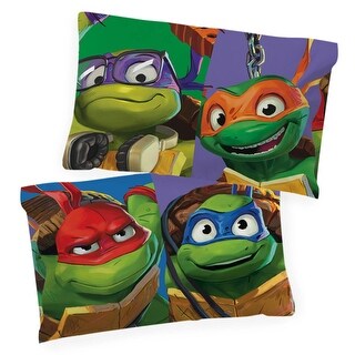 Nickelodeon TMNT Movie Collection Good Fight 1 Pack Pillowcase - Bed ...