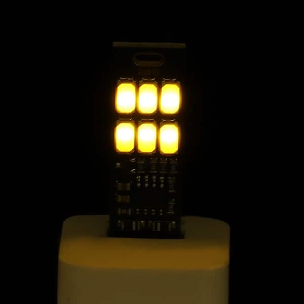 2Pcs 1W Mini USB LED Light 3000-3200K Slim Touch Lamp Module Warm White ...