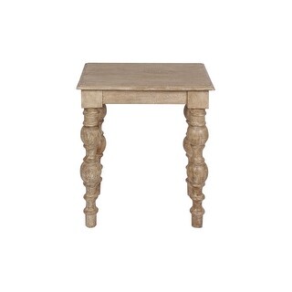 Solid Wood Natural Side Table - Bed Bath & Beyond - 37404605