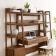 Bixby 3-Piece Wood Office Desk and Bookshelf - Bed Bath & Beyond - 36984601