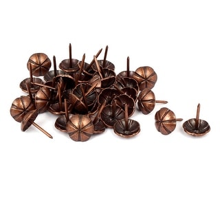 16mm Dia Round Head Thumbtack Upholstery Decorative Nail Tack Copper ...