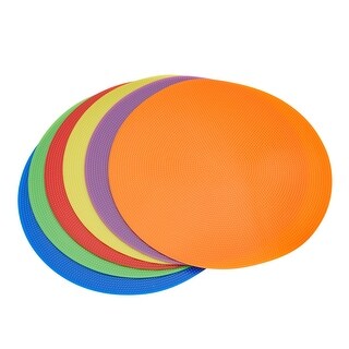 Poly Vinyl Dots for Classroom Floor, Carpet Marker Spots for Gym (9 In ...
