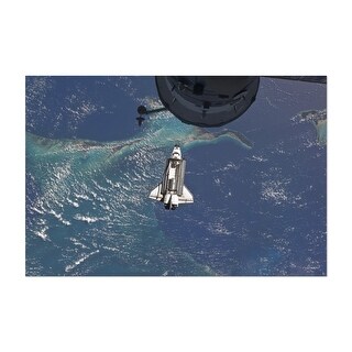 Space Shuttle Atlantis over the Bahamas Photography Art Print/Poster ...