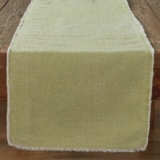 Split P Frayed Edge Table Runner Pear 15X72 - 15" x 72" - Bed Bath ...