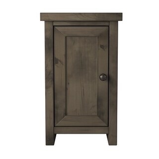 Fully Assembled Brown Solid Wood Side Table - Bed Bath & Beyond - 39116469