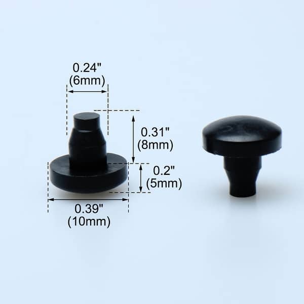 8pcs 6mm Stem Bumpers Glide, Patio Outdoor Furniture Glass Desk Top ...