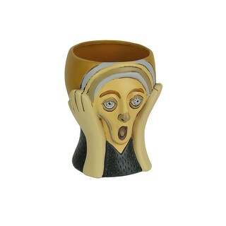 5 Inch The Scream Resin Planter Head Flower Pot Succulent Plant Decor ...