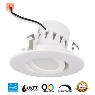 4" Inch LED Adjustable Rotating Downlight 10W= (75w Equivalent) 25,000 ...